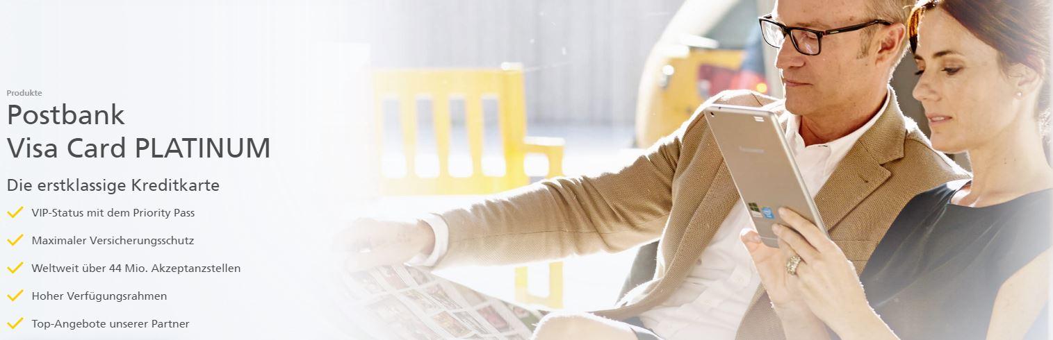 Postbank Visa Card Platinum | Test & Erfahrungen 02/2024